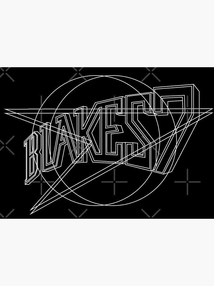 "Blake's 7 Logo - Wireframe" Poster for Sale by Grahame Robertson ...