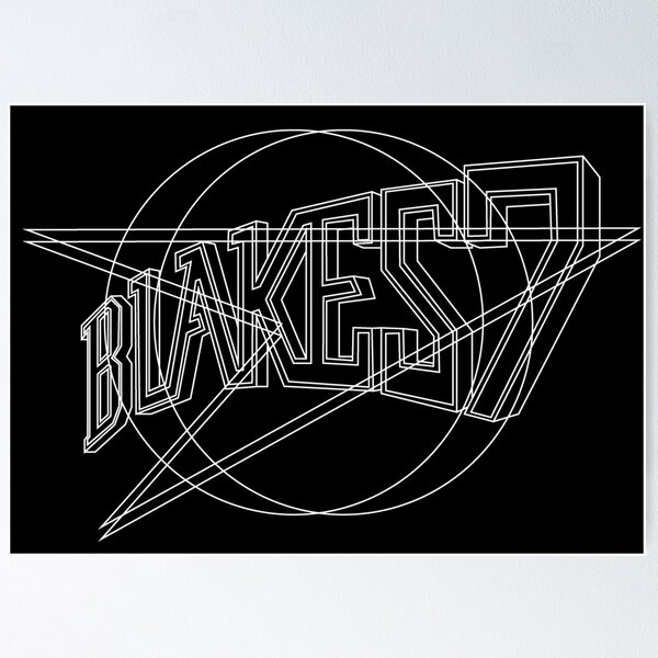 "Blake's 7 Logo - Wireframe" Poster for Sale by Grahame Robertson ...