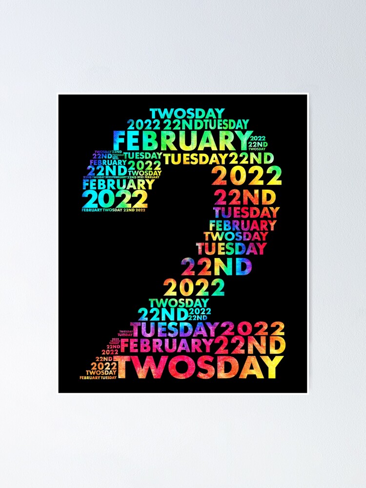 "Twosday, 2-22-22, Tuesday, Happy Twosday, 2nd Grade, Funny Math ...