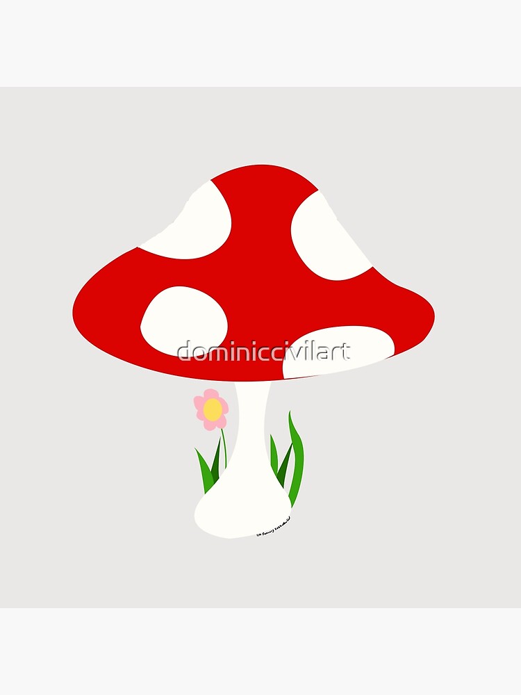 Toad Stool Poster For Sale By Dominiccivilart Redbubble