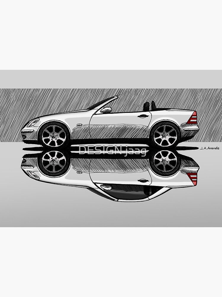 "My drawing of the German convertible car" Poster by goseatonio | Redbubble