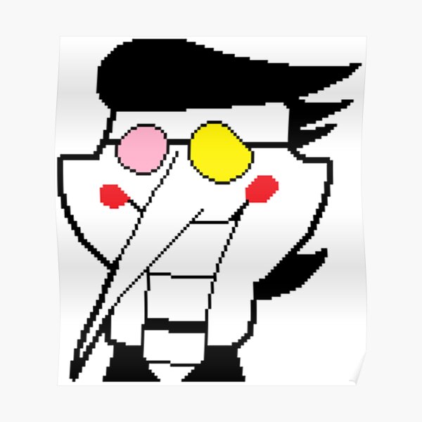 "Spamton Shop Sprite Deltarune" Poster for Sale by Cheesefather | Redbubble