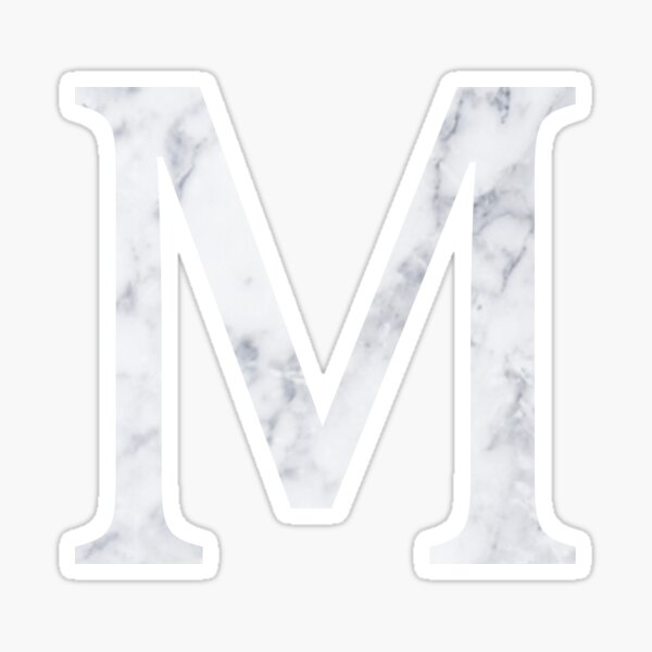 "Mu Marble Greek Letter Sticker" Sticker for Sale by alanielove | Redbubble