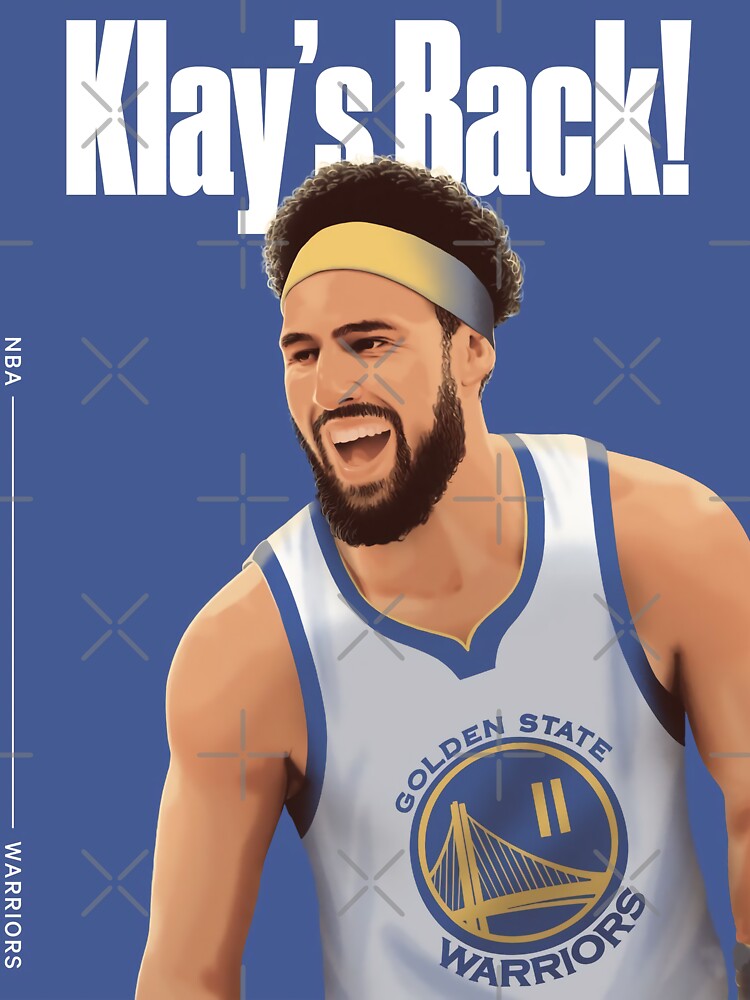 "Klay's Back #11 Klay Thompson" Sticker for Sale by RobertKingART ...