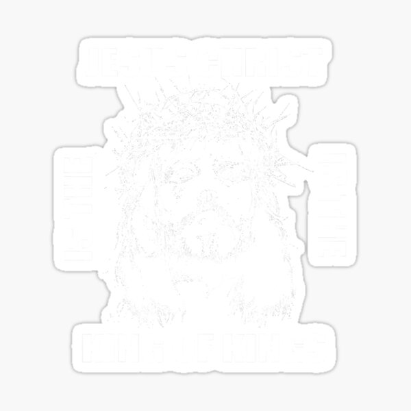 "Jesus Is King Disciple Or Believer " Sticker for Sale by Andrea890 ...