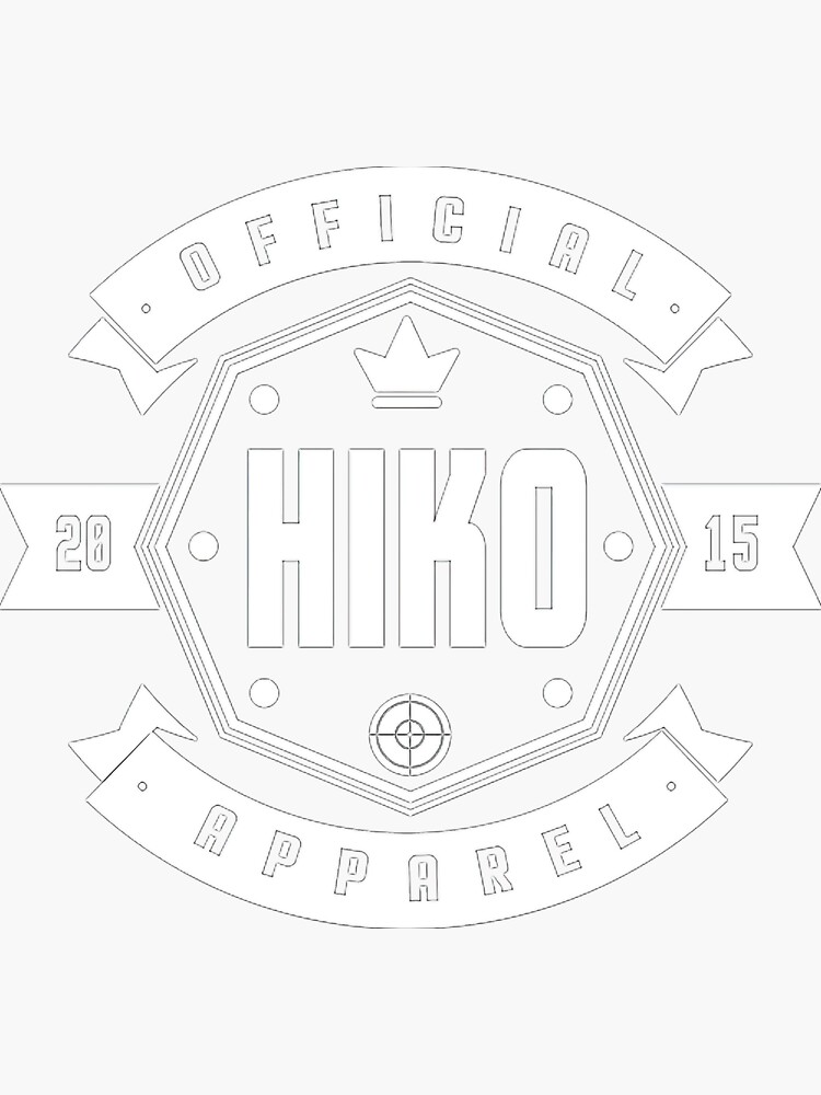 "Hiko" Sticker for Sale by Sanfordd123a | Redbubble