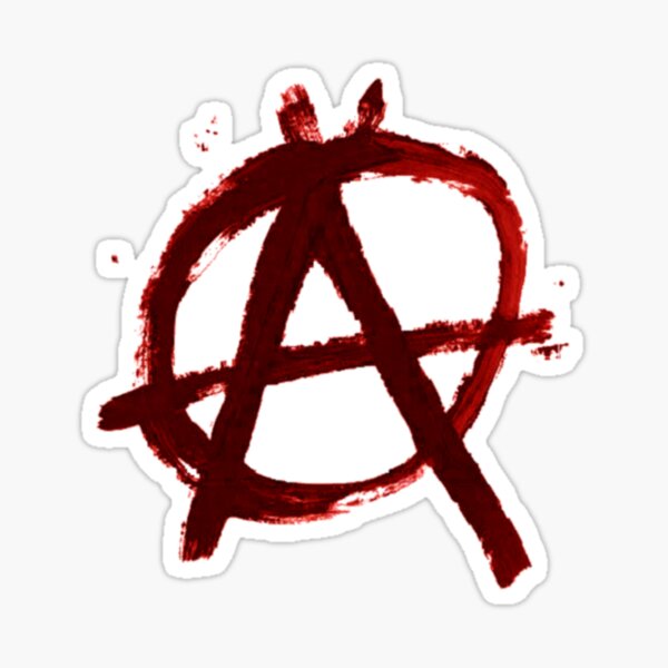 "Cool Anarchy Symbol Design" Sticker for Sale by Alton-Tomvis | Redbubble