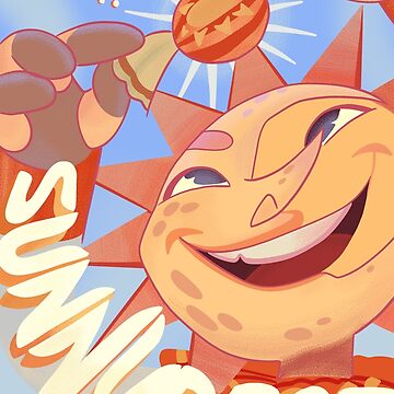 "SUNDROP FNAF Security Breach In Game Poster" Metal Print for Sale by ...