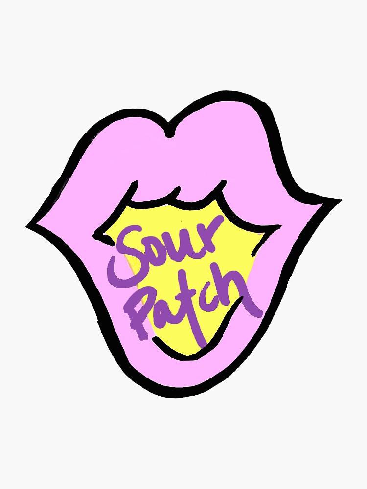 "Sour Patch" Sticker for Sale by stinehorvath | Redbubble