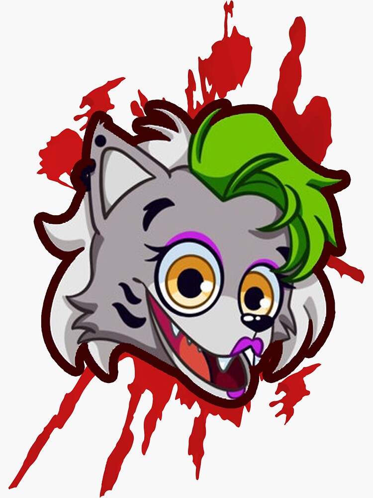 "Glamrock Cuties Stickers Roxy" Sticker for Sale by SOLA-SHOP | Redbubble