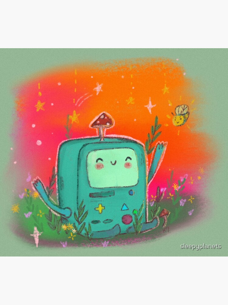 "bmo!!!" Sticker by sleepyplanets | Redbubble