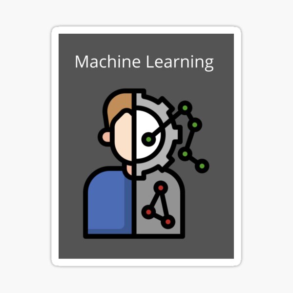 "Machine Learning " Sticker for Sale by UpcomingTech | Redbubble