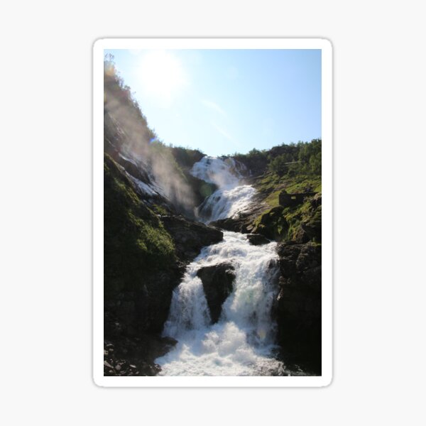 "waterfall" Sticker by ljvadef | Redbubble