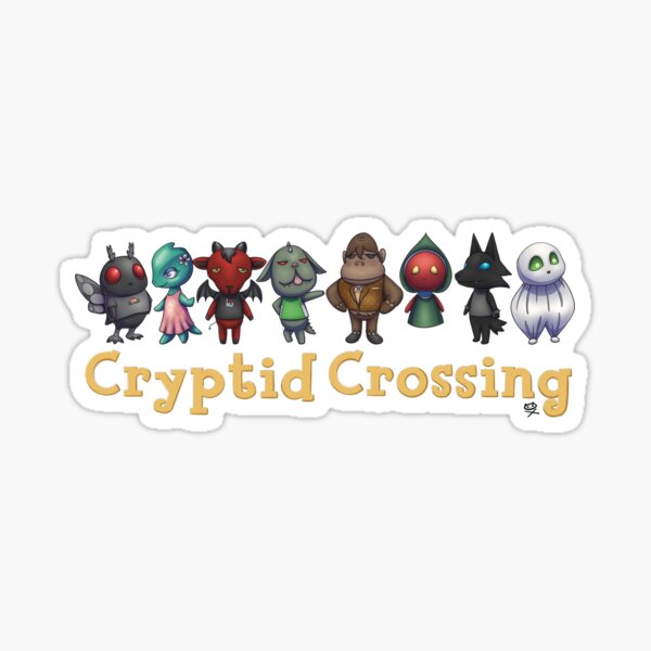 "Cryptid Crossing" Sticker by indigoxumbrella | Redbubble