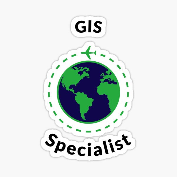 "GIS Specialist" Sticker for Sale by Suzielie | Redbubble