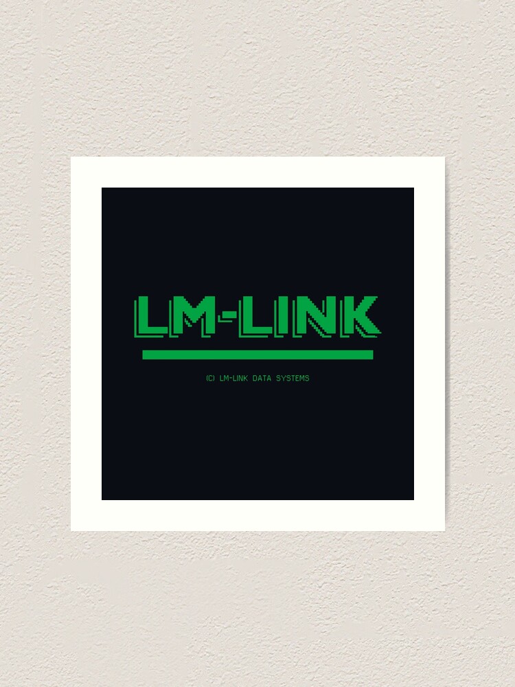 "LM-LINK loading screen logo (Isolation) (A)" Art Print for Sale by ...