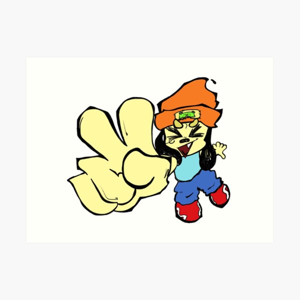 "Parappa the Rapper (no background/shadow version)" Art Print for Sale ...