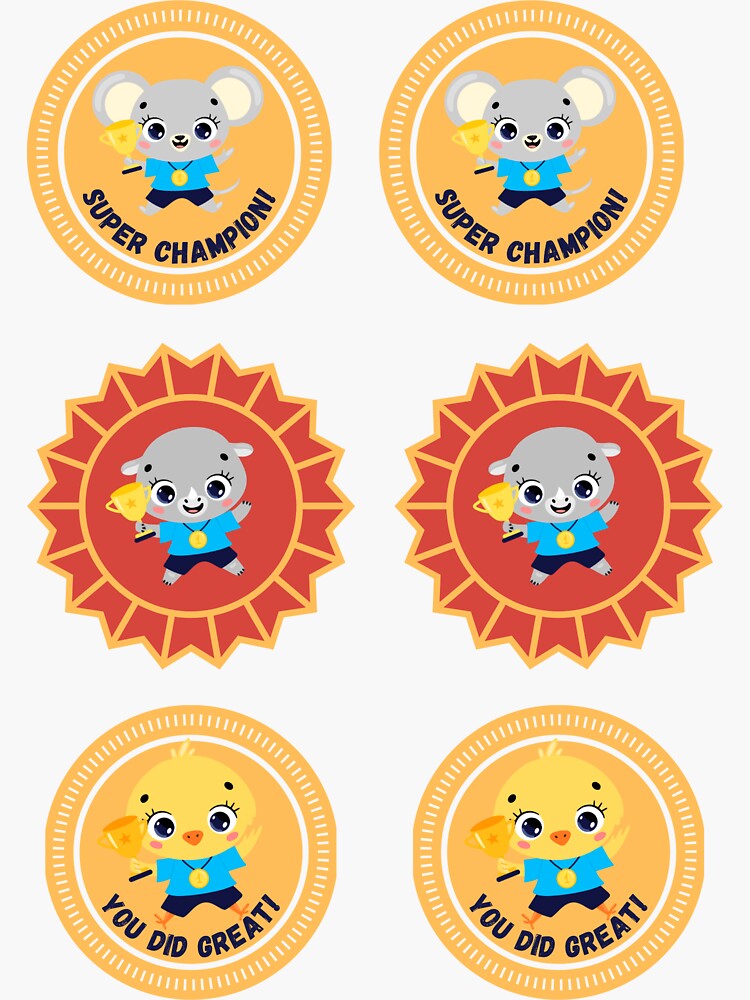 "Champion Sticker Prize " Sticker for Sale by SofSaman | Redbubble