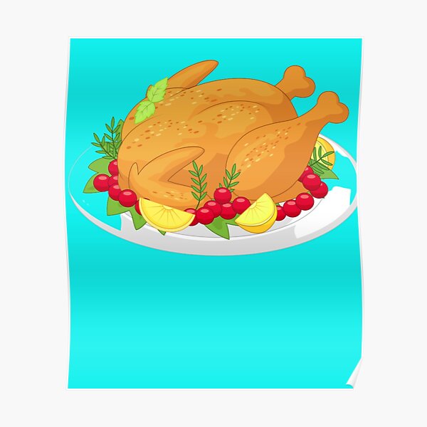 "chicken food" Poster for Sale by mustashop7 | Redbubble