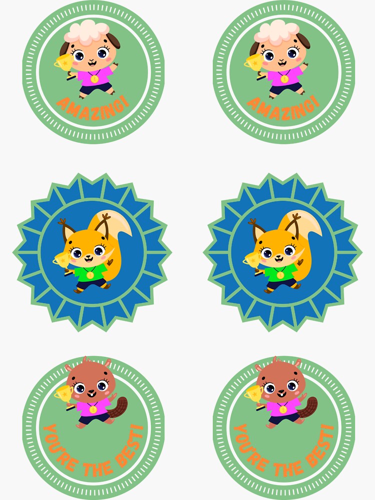 "Champion Sticker Prize " Sticker by SofSaman | Redbubble