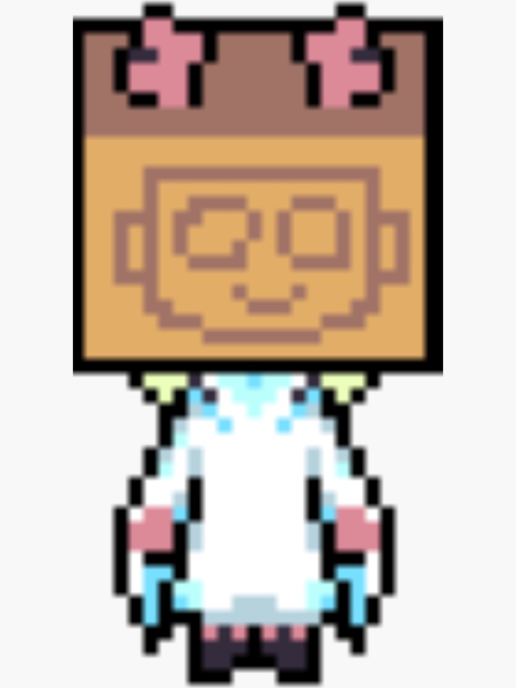 "Noelle Deltarune Box Disguise" Sticker for Sale by Cheesefather ...