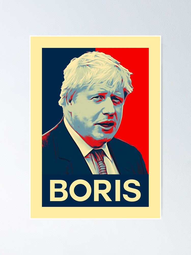"Boris Johnson British Politics Retro" Poster for Sale by JRRTs | Redbubble