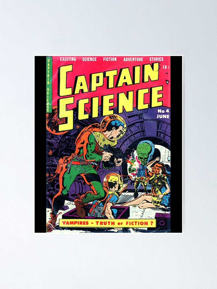 "Captain Science #4 - Classic Vintage Retro Science Fiction Comic Book ...