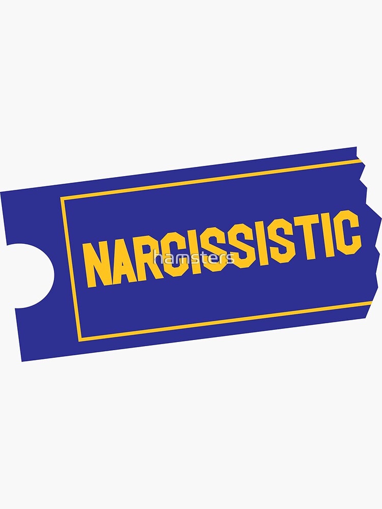 "Narcissistic Video" Sticker for Sale by hamsters | Redbubble