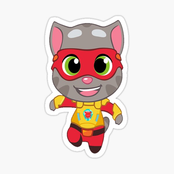 "Talking Tom Heroes" Sticker by Parkid-s | Redbubble