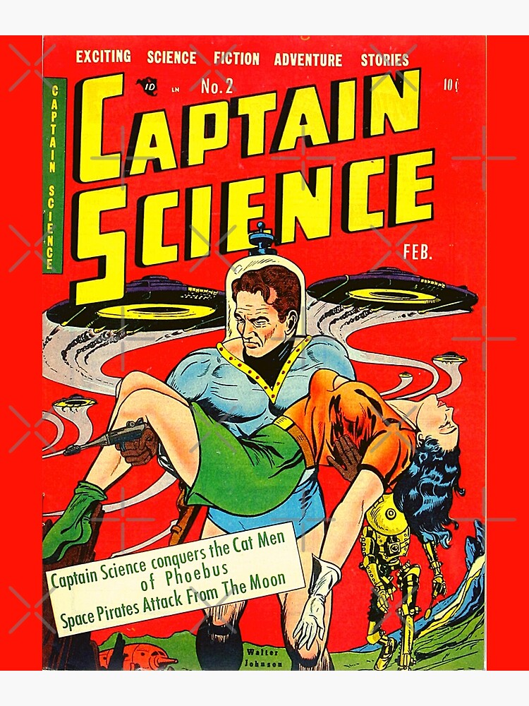 "Captain Science #2 - Classic Vintage Retro Science Fiction Comic Book ...