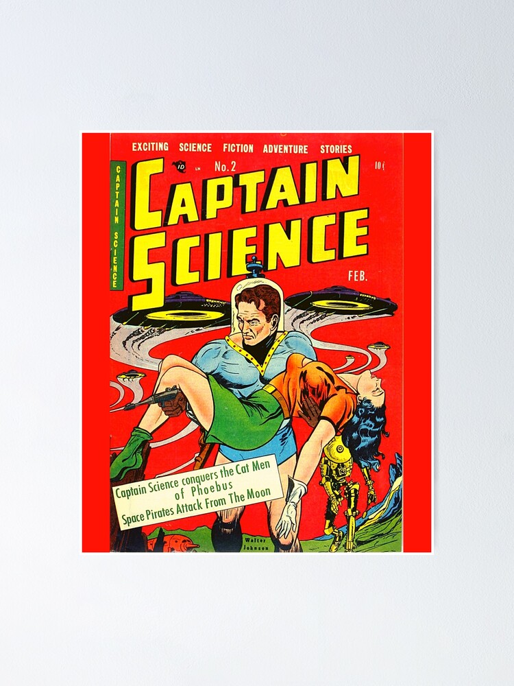"Captain Science #2 - Classic Vintage Retro Science Fiction Comic Book ...