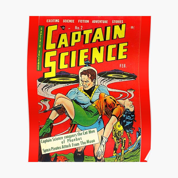 "Captain Science #2 - Classic Vintage Retro Science Fiction Comic Book ...