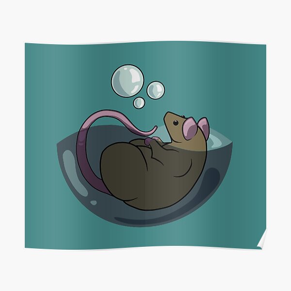 "Bubble Rat" Poster for Sale by Durvius | Redbubble