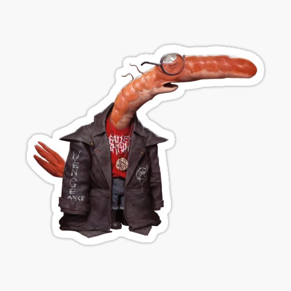 "SHRIMP - Smiling Friends" Sticker by JuicySchinken | Redbubble