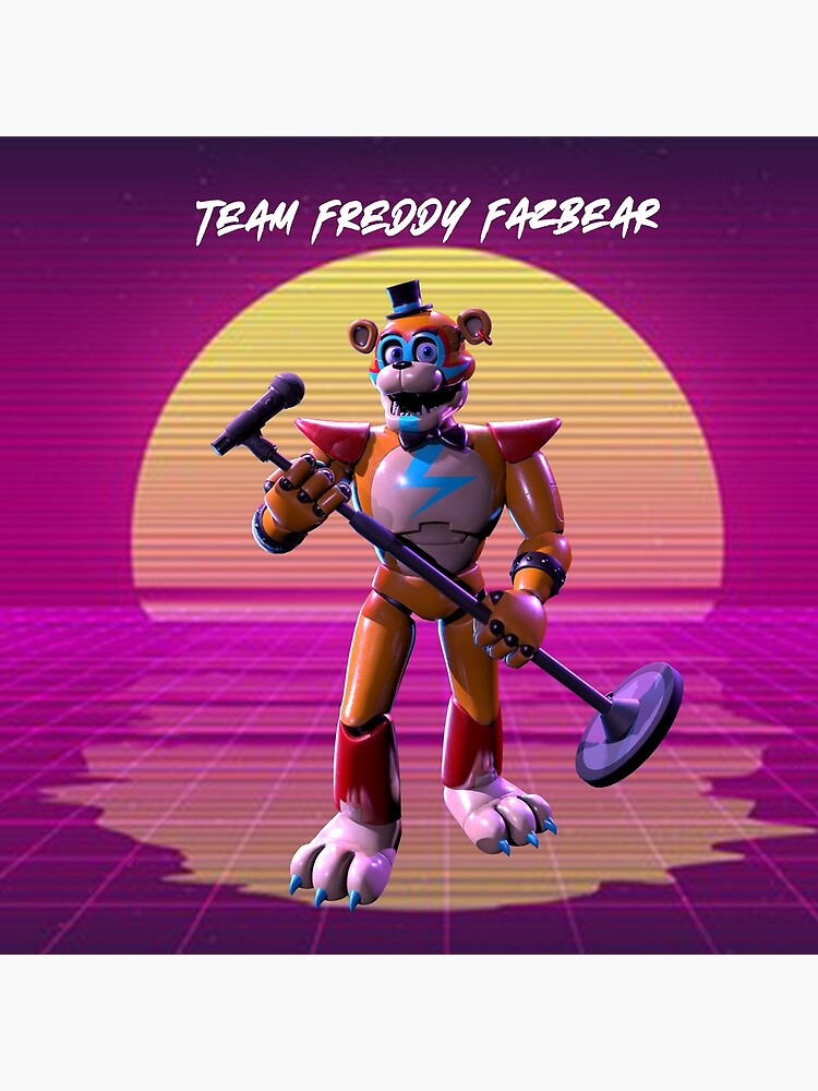 "FNAF! Team Freddy Fazbear" Art Print by Glam-merch | Redbubble