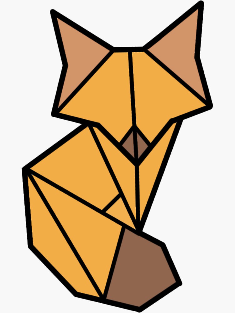 "Poly Fox" Sticker by iamrobert231 | Redbubble