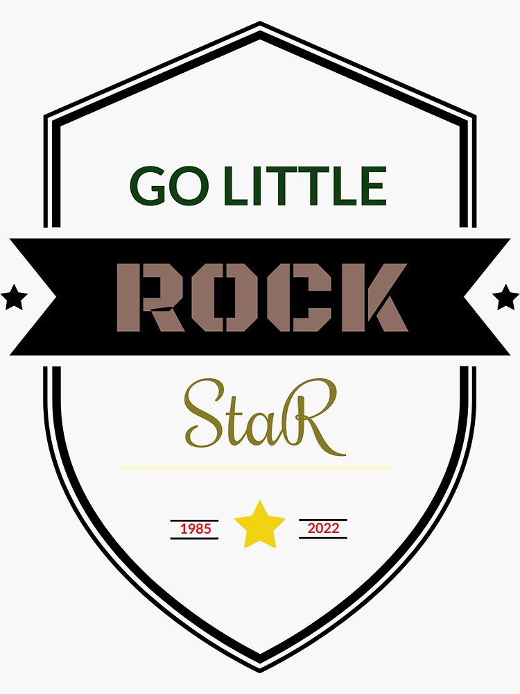 "Go Little Rockstar" Sticker for Sale by OUDDISHOP | Redbubble