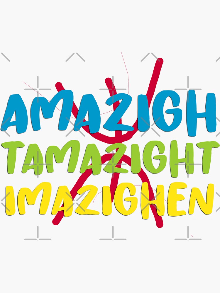 "Amazigh Tamazight Imazighen" Sticker for Sale by Iby22 | Redbubble
