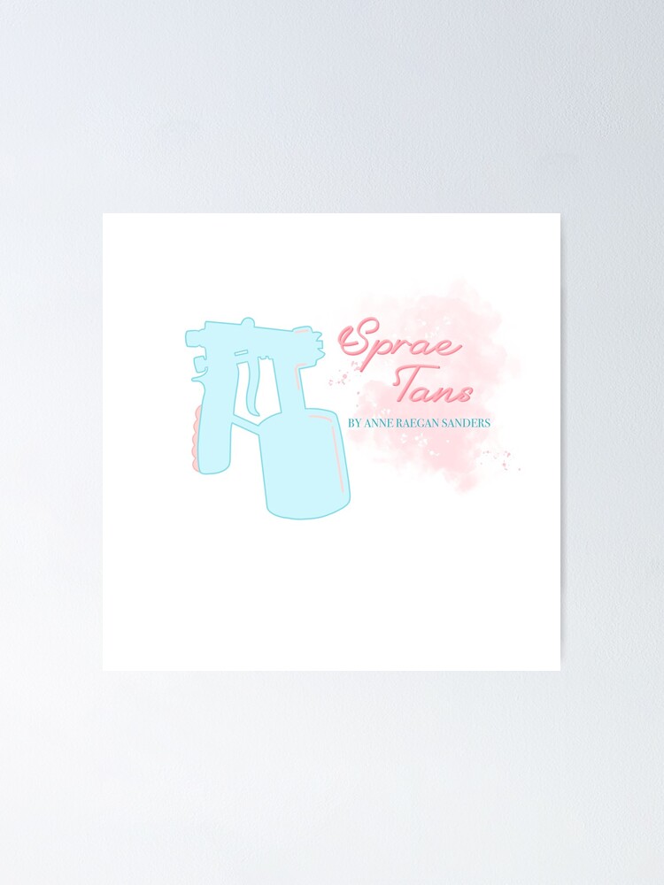 "Sprae Tans Logo" Poster for Sale by savsandpaints | Redbubble