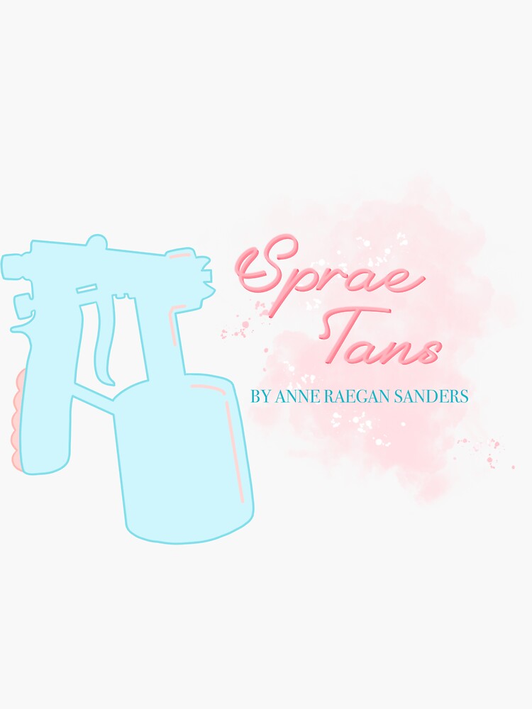"Sprae Tans Logo" Sticker for Sale by savsandpaints | Redbubble