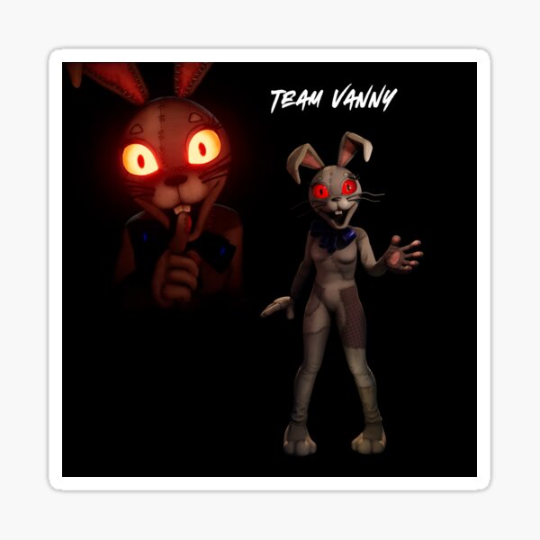 "FNAF! Team Vanny" Sticker for Sale by Glam-merch | Redbubble