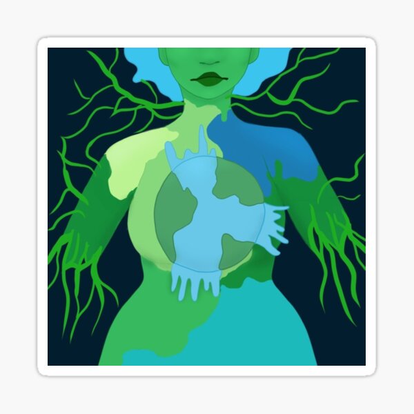 "Gaia" Sticker for Sale by Cloudmer | Redbubble