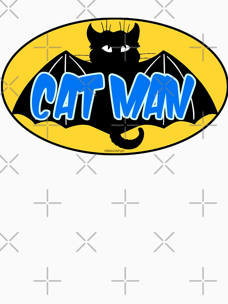 "CATMAN" T-shirt for Sale by darklordpug | Redbubble | cat t-shirts ...