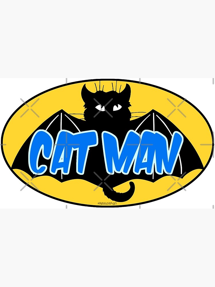 "CATMAN" Poster by darklordpug | Redbubble