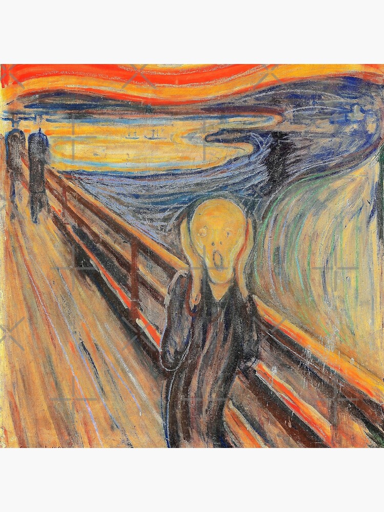 "Edvard Munch - The Scream (1893)" Poster by Everett-Xander | Redbubble