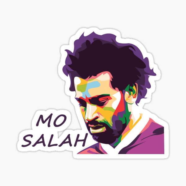 "Mo Salah , Mohamed Salah , football" Sticker by store-doodles | Redbubble