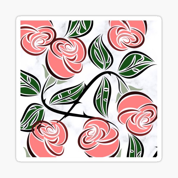 "Rose bud" Sticker for Sale by Zahramchinoy | Redbubble