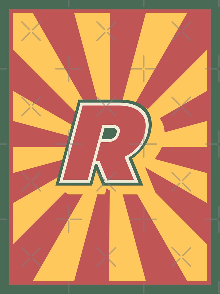 "Retro letter R with background - Style 1" Sticker for Sale by DuyCDang ...