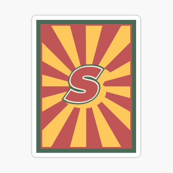 "Retro letter S with background - Style 1" Sticker for Sale by DuyCDang ...