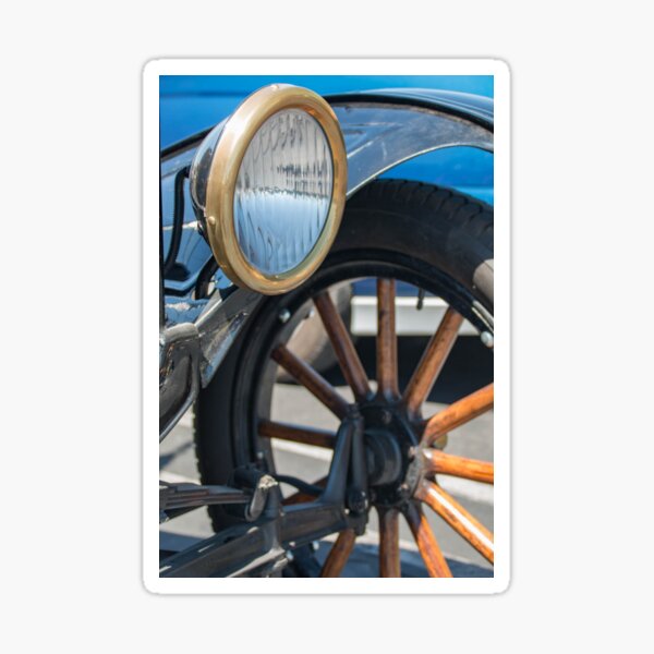 "Model T Light and Wheel" Sticker for Sale by MitchCoxPhoto | Redbubble
